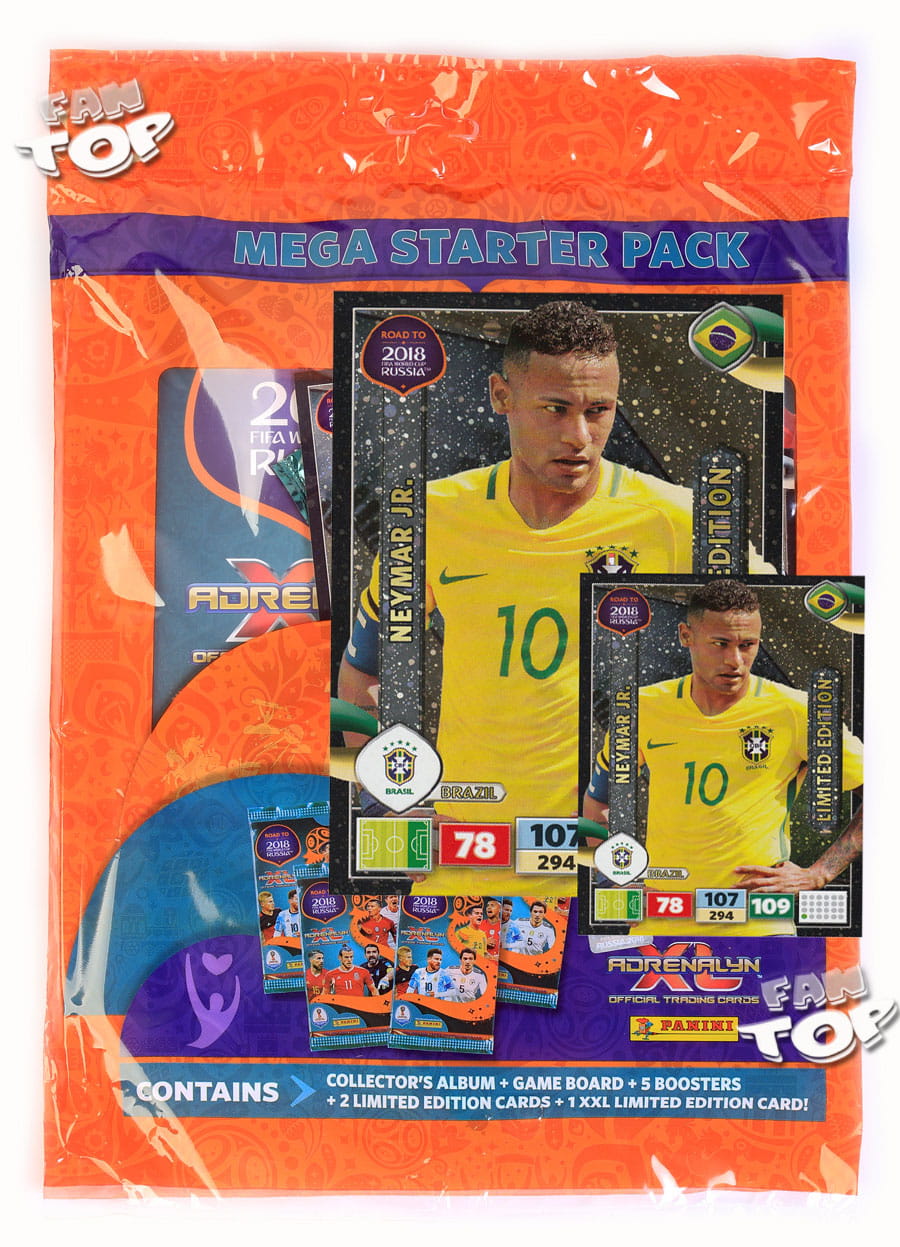 XXL NEYMAR Limited Mega Starter Pack - ROAD TO WORLD CUP 2018 fantop.pl
